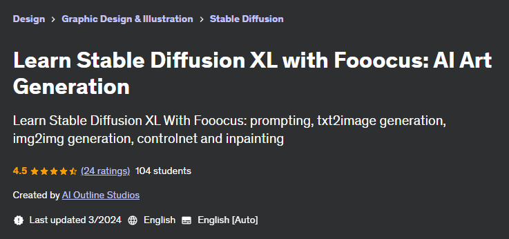 Learn Stable Diffusion XL with Fooocus: AI Art Generation | GenAI Works Learn Stable Diffusion XL with Fooocus: AI Art Generation | GenAI Works