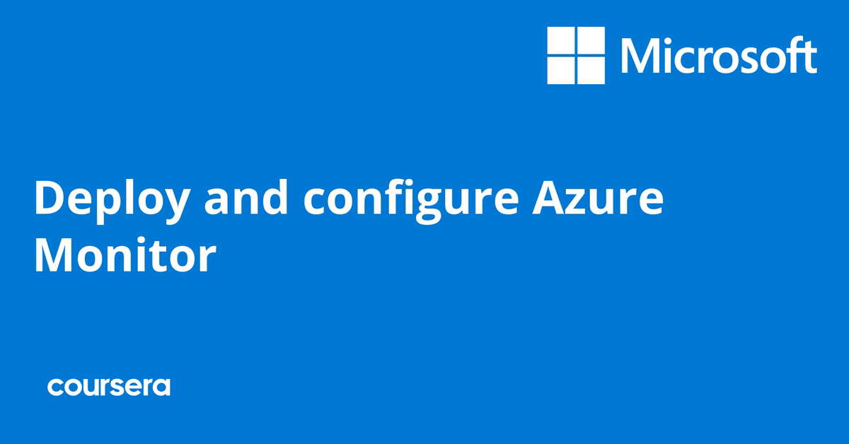 Deploy and configure Azure Monitor | GenAI Works Deploy and configure Azure Monitor | GenAI Works
