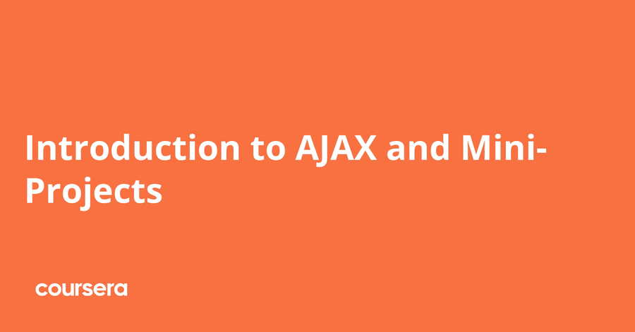 Introduction to AJAX and Mini-Projects | GenAI Works Introduction to AJAX and Mini-Projects | GenAI Works