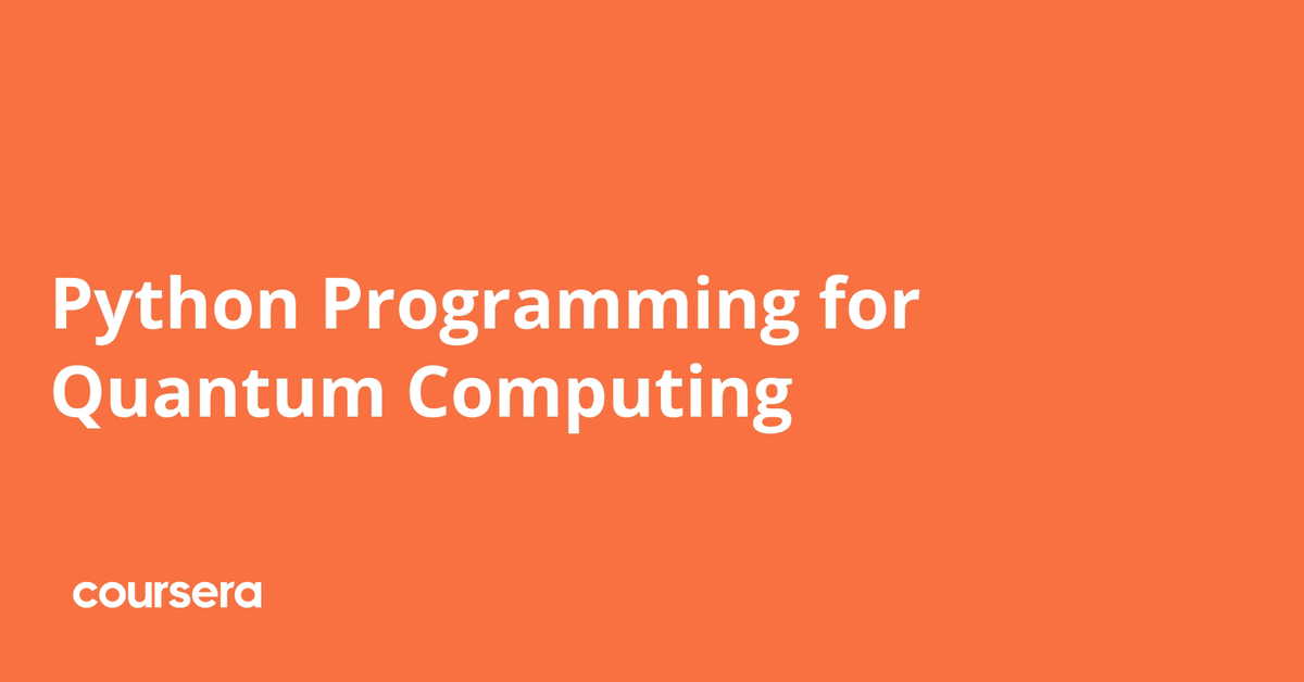 Python Programming for Quantum Computing | GenAI Works