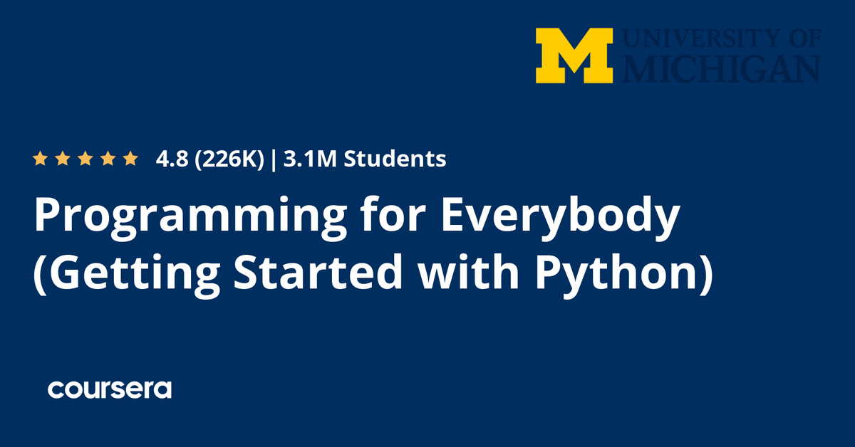 Programming for Everyone (Getting Started with Python) | GenAI Works