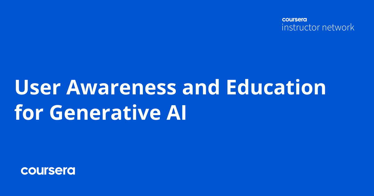 User awareness and training for generative AI | GenAI Works