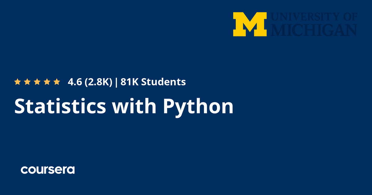 Statistics with Python Specialization | GenAI Works